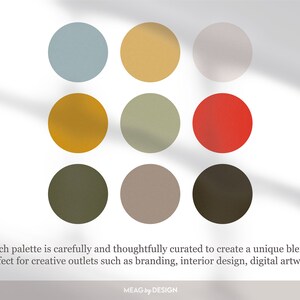 Savannah Color Palette; Nature and Earth Tones Procreate Color Palette ...