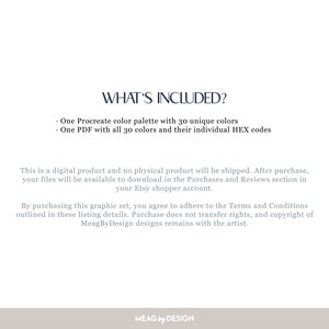 Franklin Color Palette; Nature and Earth Tones Procreate Color Palette ...