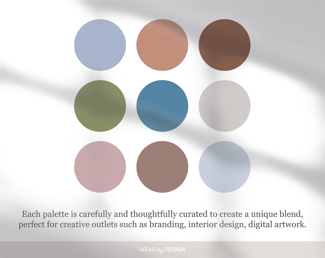 Adelaide Nature Tones Procreate Color Palette (digital Download) - Etsy