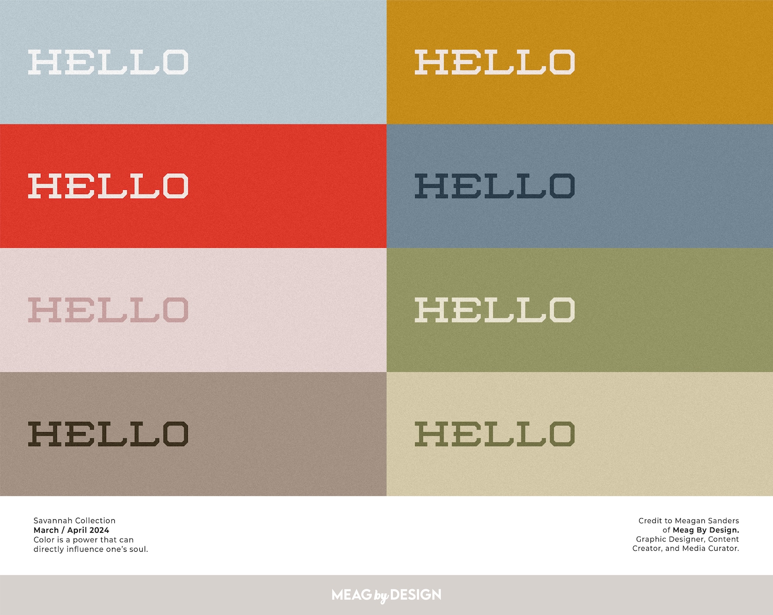Savannah Color Palette; Nature and Earth Tones Procreate Color Palette ...