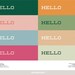 Austin Color Palette Vibrant, Pink, Green, Teal Blue Procreate Color ...