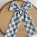 Checkered Hair Bow, Trendy Hair Bows, Women's Hair Bows, Summer Bows ...