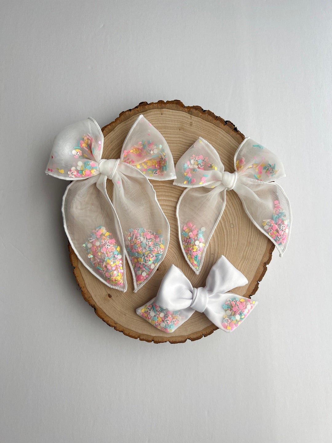 Easter Shaker Bows, Spring Hair Bow, Easter Bunny Bows, Big Bows, Fable ...