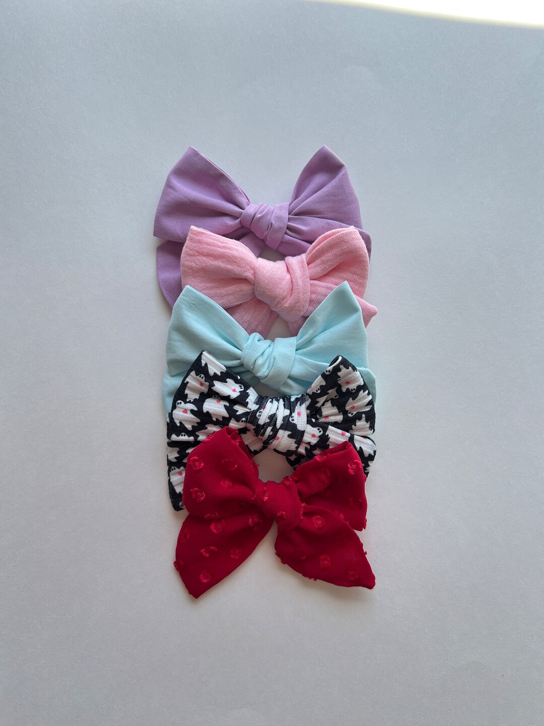 Small Hair Bows, Cheap Hair Bows, Set of 5 Baby Bows, Clearance Baby ...