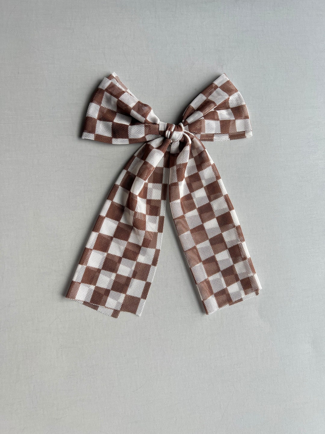 Checkered Hair Bow, Trendy Hair Bows, Women's Hair Bows, Summer Bows ...