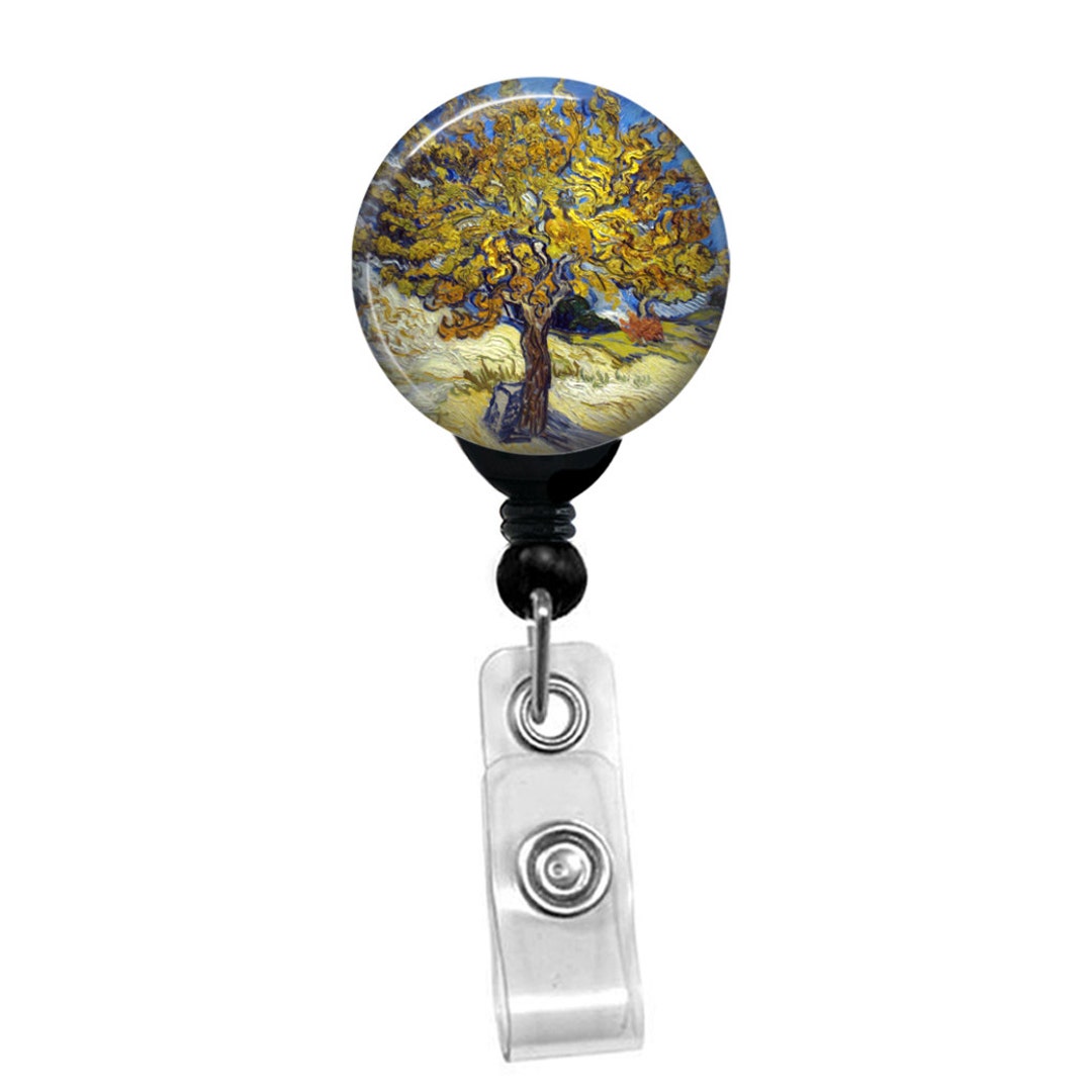 Vincent Van Gogh Mulberry Tree Badge Reel Holder ID Card Name ...