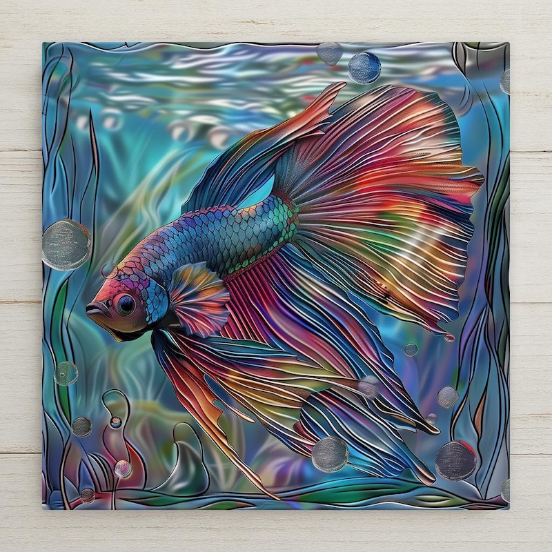 Tropical Fish Tiles - Etsy