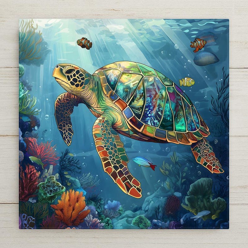 Wildlife Decorative Tile - Etsy