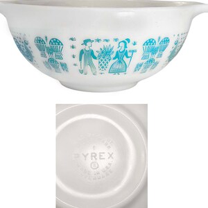 Vintage Set of 4 Pyrex Butterprint Amish Cinderella Mixing Nesting ...