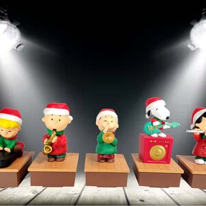Rare Peanuts Wireless Band Complete Set of 5 by Hallmark 2011 - Etsy