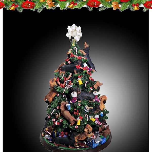 Dachshund Tree Topper - Etsy