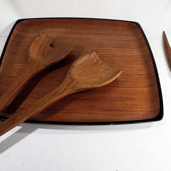 Teak Serving Tray - Etsy