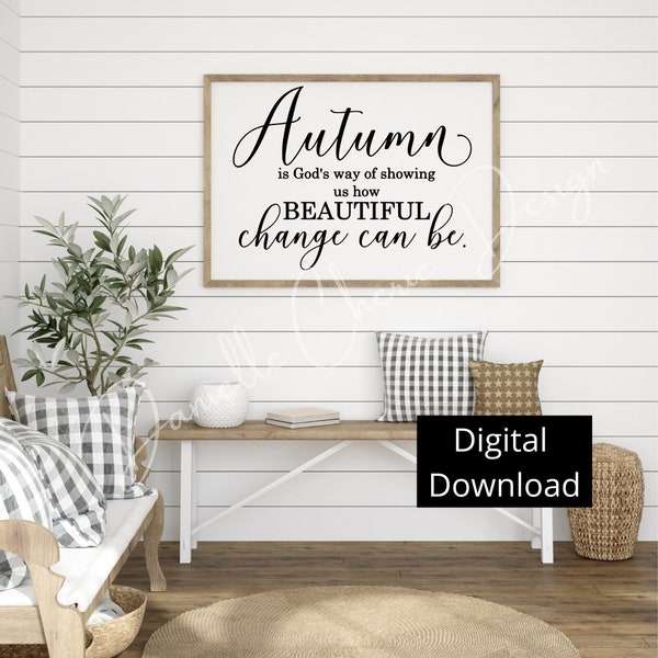 Autumn Sign - Etsy