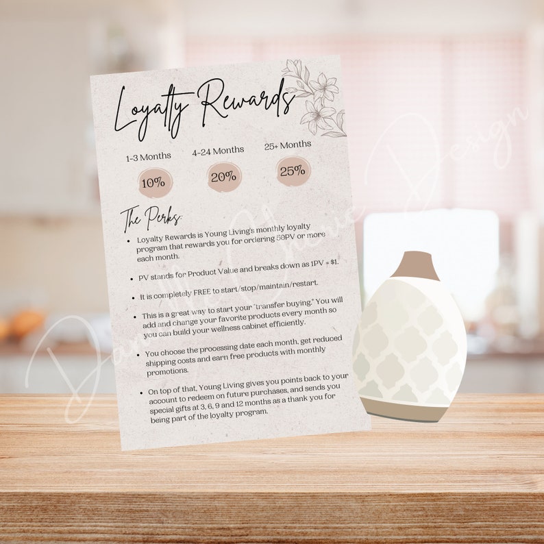 Young Living Loyalty Rewards Card Loyalty Rewards Card Loyalty Rewards ...