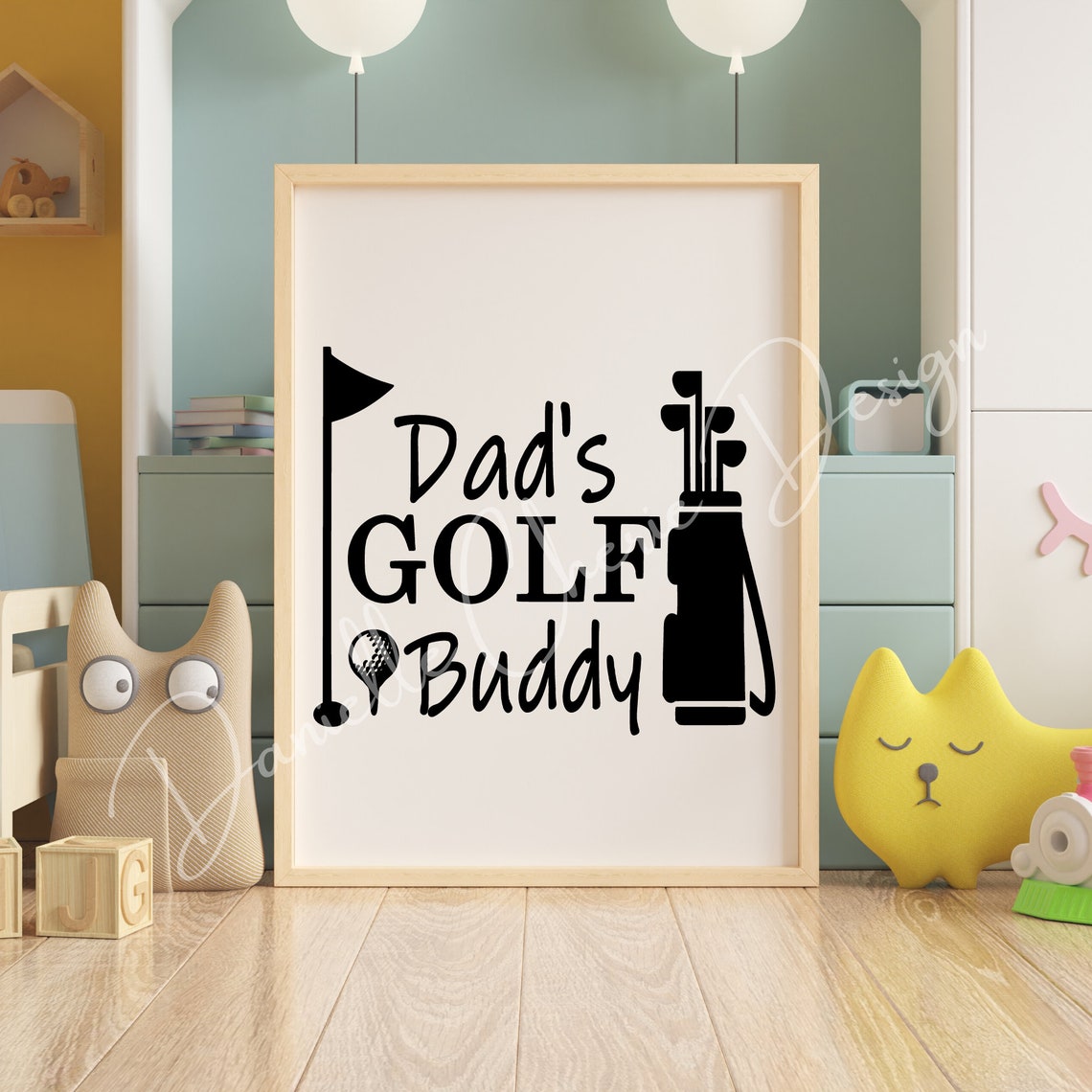 Dad's Golf Buddy SVG File for Kids T-shirt Golf SVG File - Etsy
