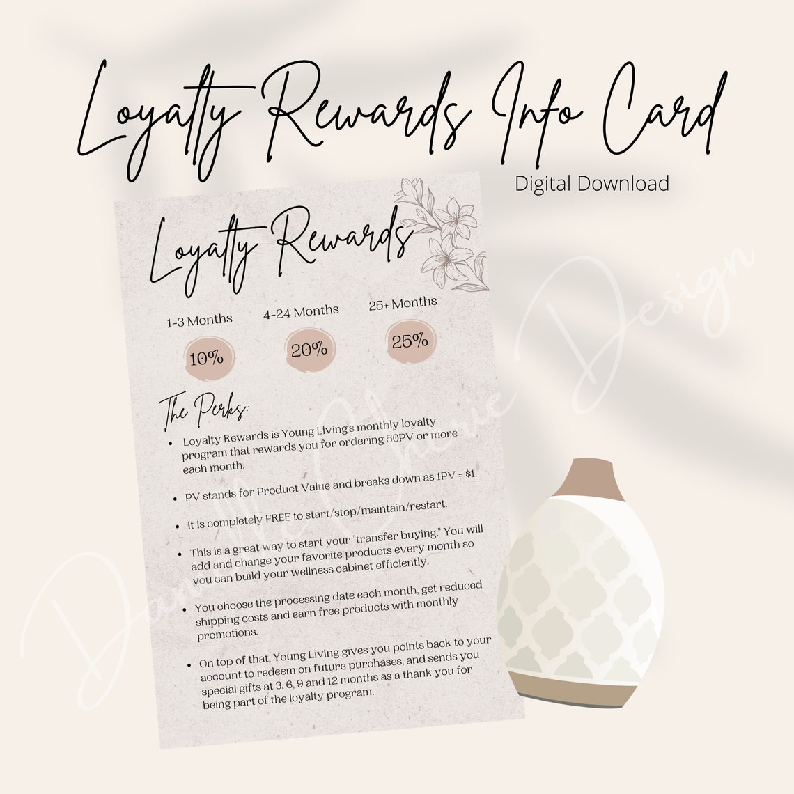 Young Living Loyalty Rewards Card Loyalty Rewards Essential - Etsy