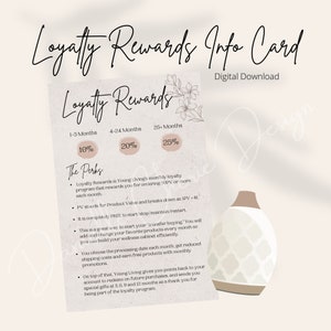 Young Living | Loyalty Rewards Card | Loyalty Rewards Card | Loyalty ...
