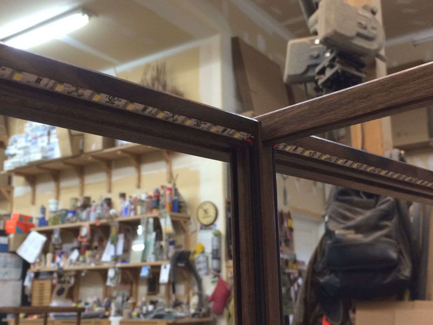 Commercial Wood and Glass Display Case / Models, Swords, Rifles ...