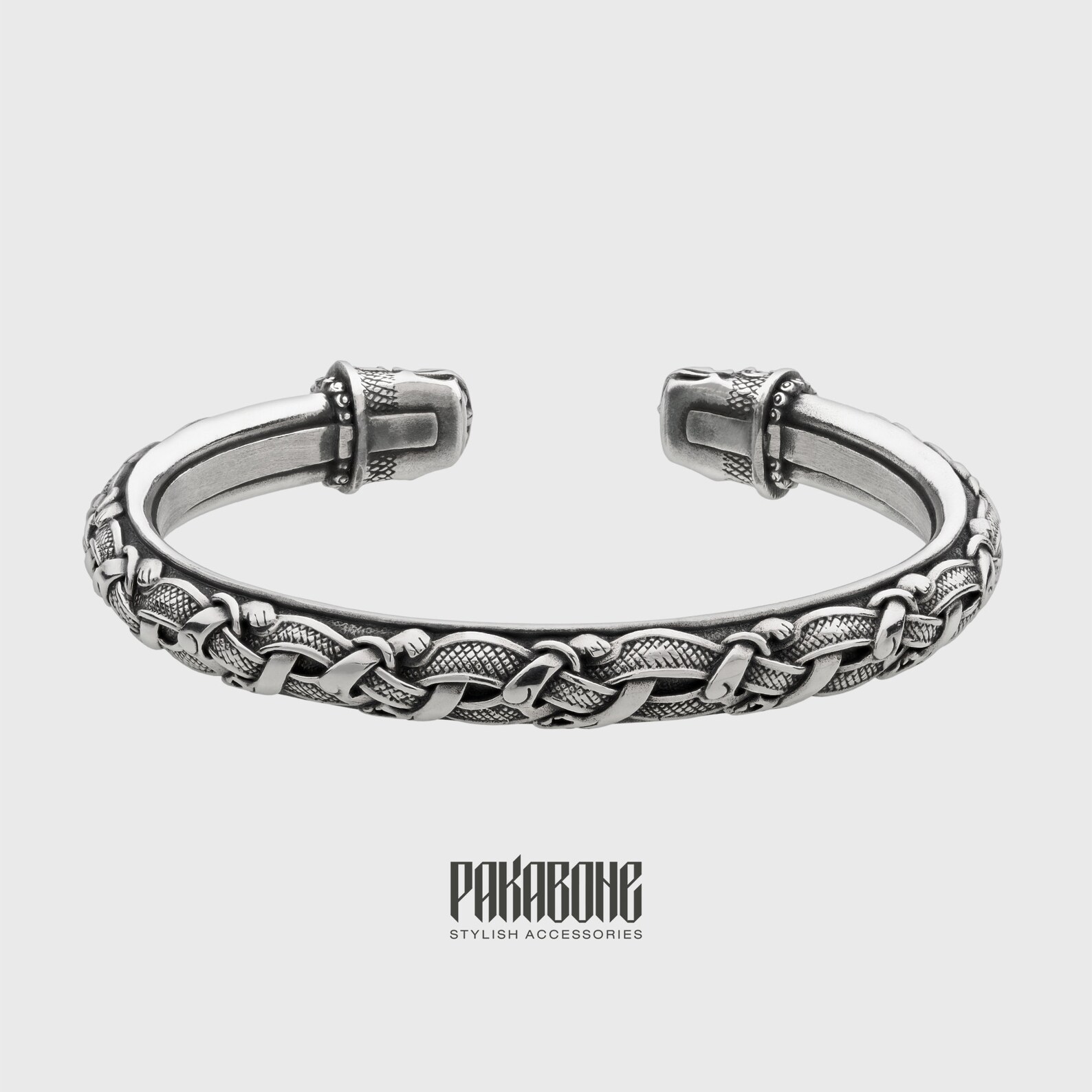 Viking Bracelet Jellinge Style With Dragon's Head - Etsy