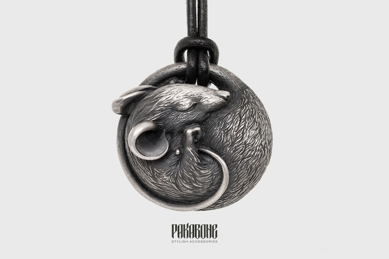Silver Miniature Sleeping Mouse Animal Sculpture Mouse - Etsy UK