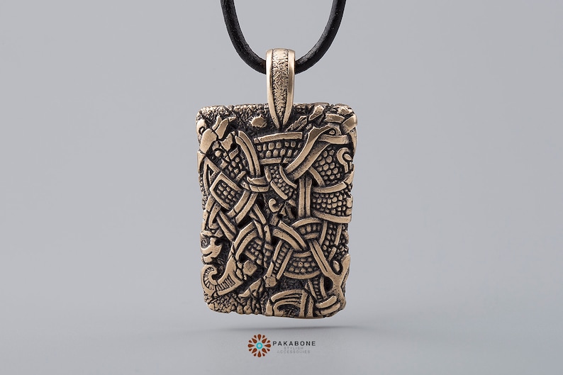 Viking Pendant Mammen Style Viking Jewelry Norse Art 001-206 | Etsy