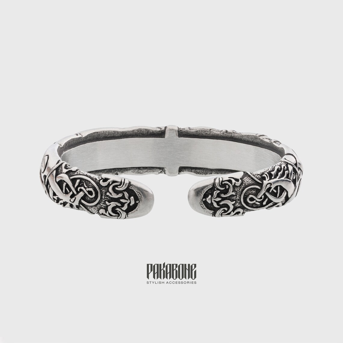 Viking Bracelet Urnes Style Norse Metal Arm Ring - Etsy