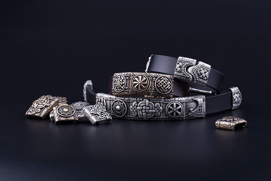 Slavic Bracelet Slavic Jewelry Paganism Bracelet With Bronze - Etsy