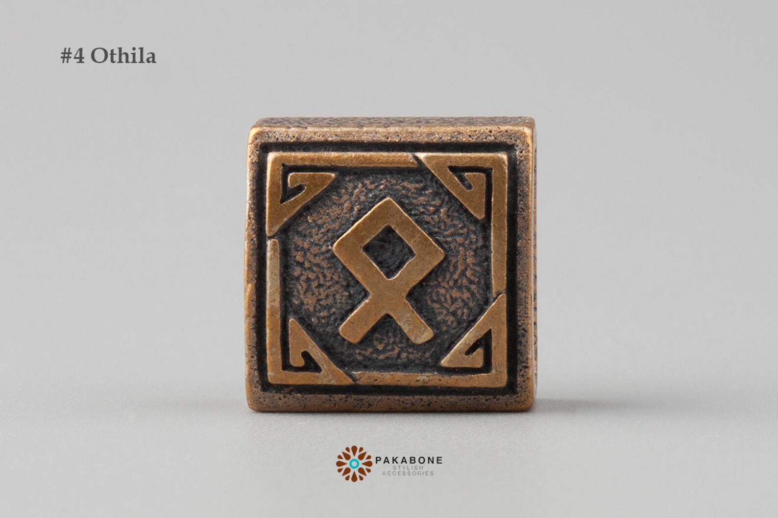 Othila Odal Rune Bronze Charm for Viking Bracelet Midgard - Etsy UK