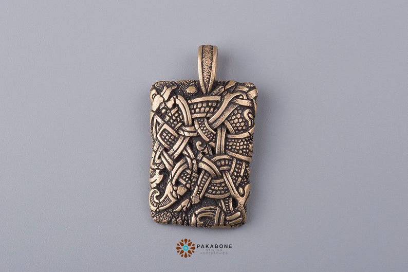 Viking Pendant Mammen Style Viking Jewelry Norse Art 001-206 | Etsy