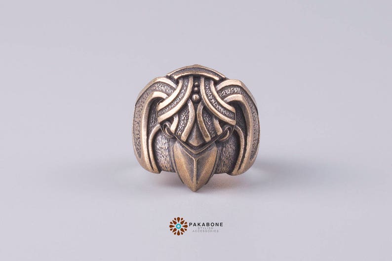 Viking Ring Odin's Raven - Norse Ring With Odin's Crow - Viking Jewelry ...