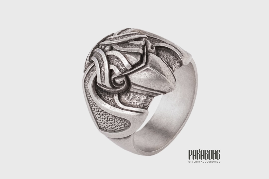 Viking Ring Odin's Raven - Crow Ring Norse Style - Viking Jewelry for ...