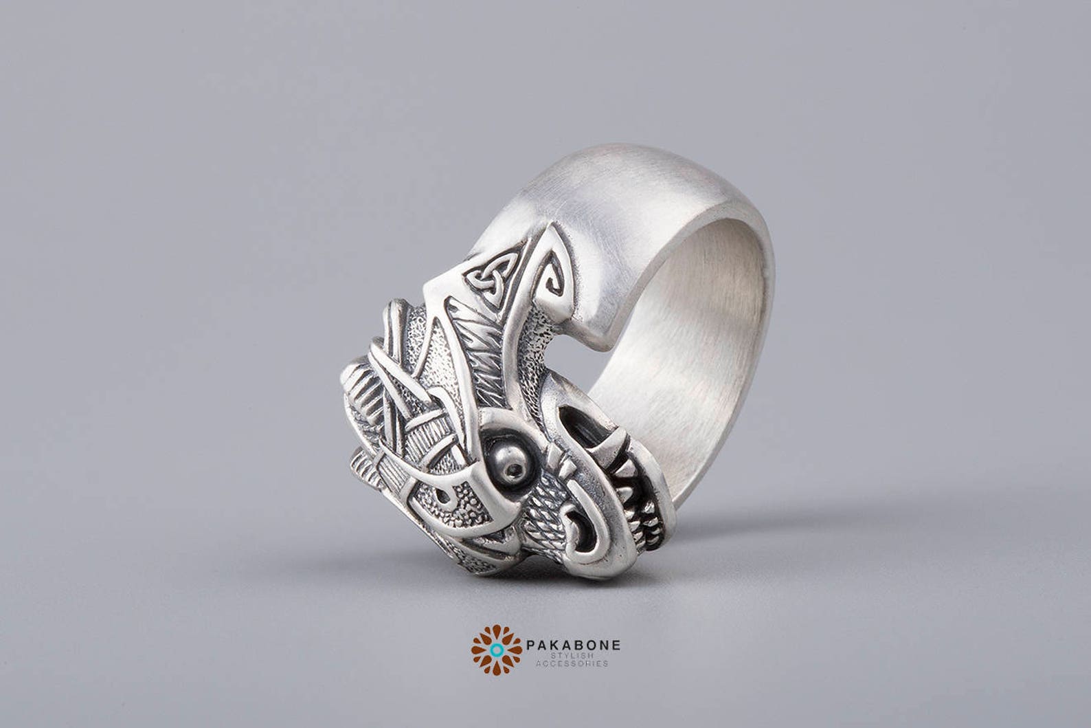 Viking Ring Jormungandr Norse Jewelry Ring With Midgard - Etsy
