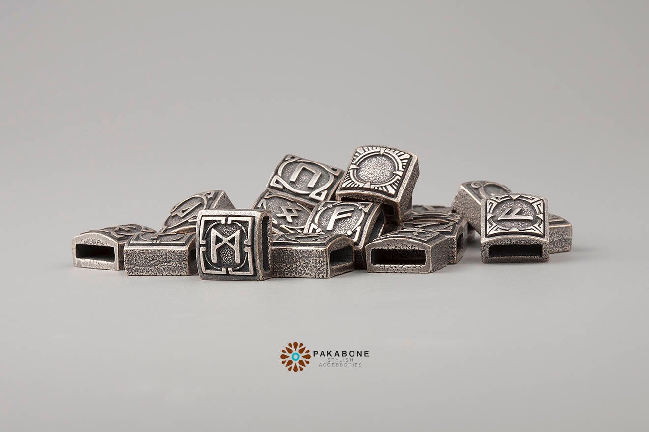 Wunjo Wynn Rune Silver-plated Bronze Charm Pour Viking - Etsy France