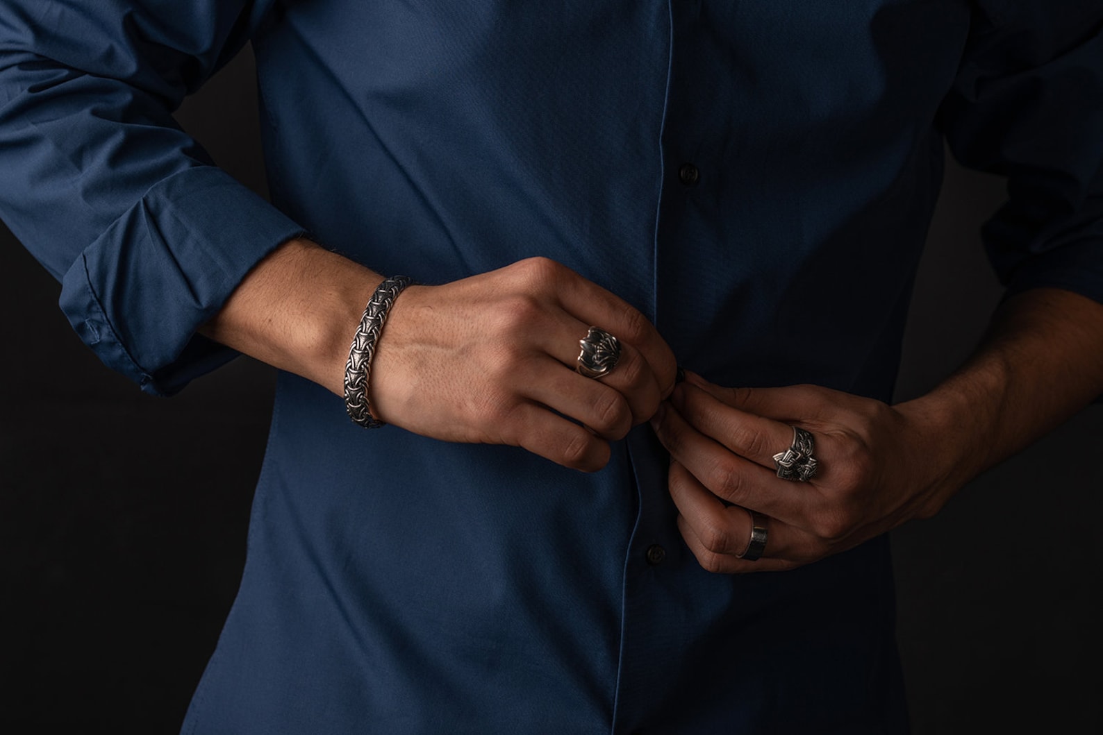 Viking Arm Ring With Traditional Scandinavian Pattern - Etsy