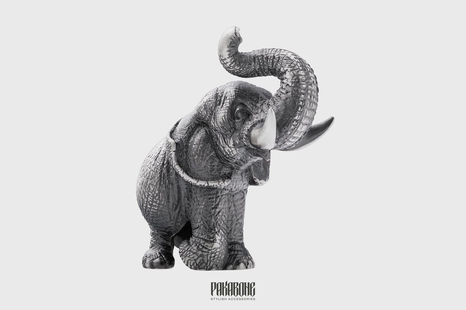 Figurine Elephant Silver Miniature Elephant Collectible - Etsy