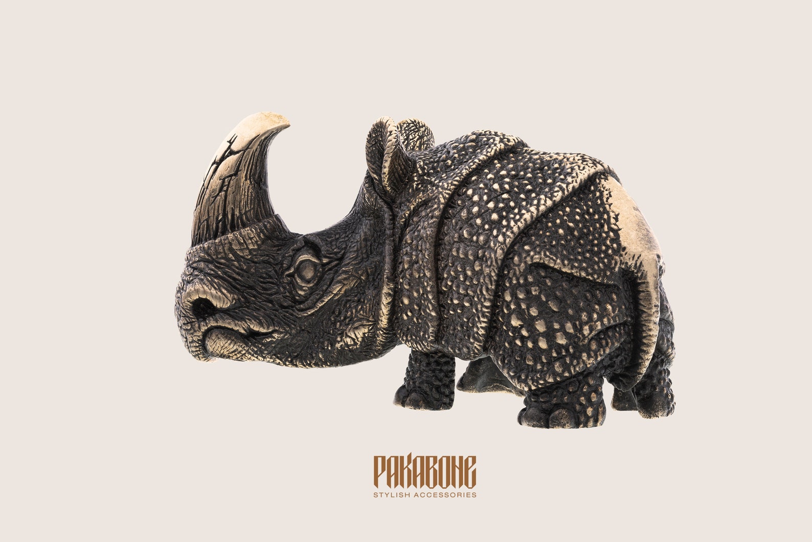 Bronze Miniature Rhino Bronze Figurine Rhinoceros | Etsy