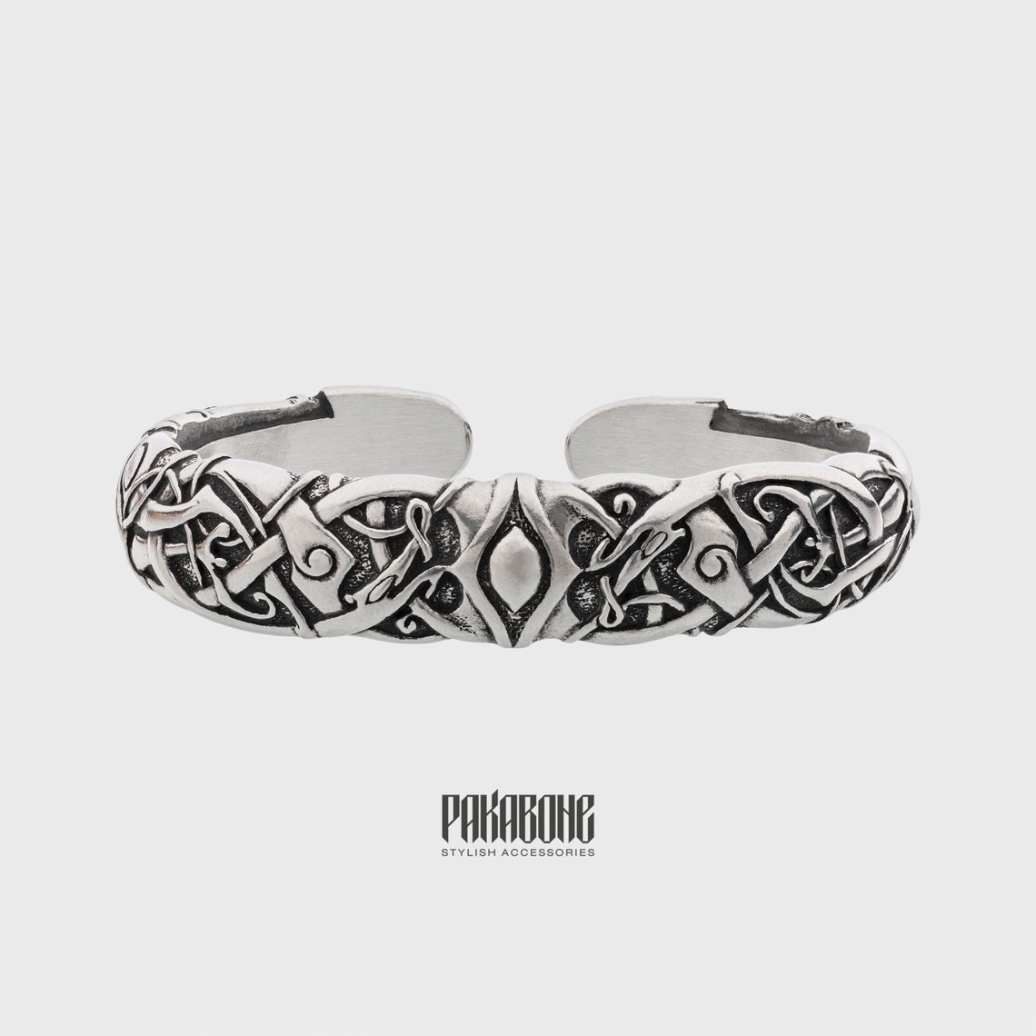 Viking Bracelet Urnes Style Norse Metal Arm Ring - Etsy