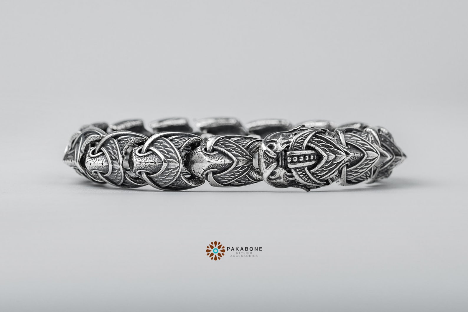 Viking Bracelet Jormungandr Wristband Ouroboros Norse Armband Viking ...