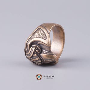 Viking Ring Odin's Raven - Norse Ring With Odin's Crow - Viking Jewelry ...