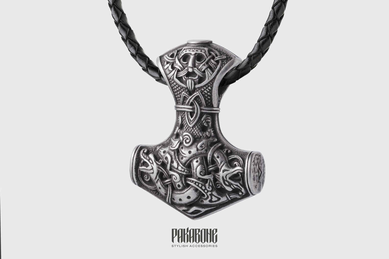 Thor's Hammer Necklace Size Extra Large Mjolnir Pendant - Etsy