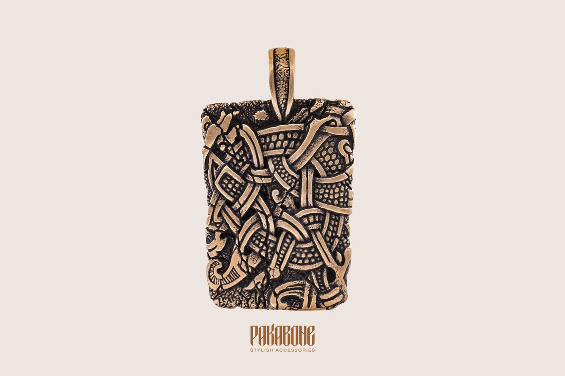 Viking Pendant Mammen Style Viking Jewelry Norse Art 001-206 - Etsy