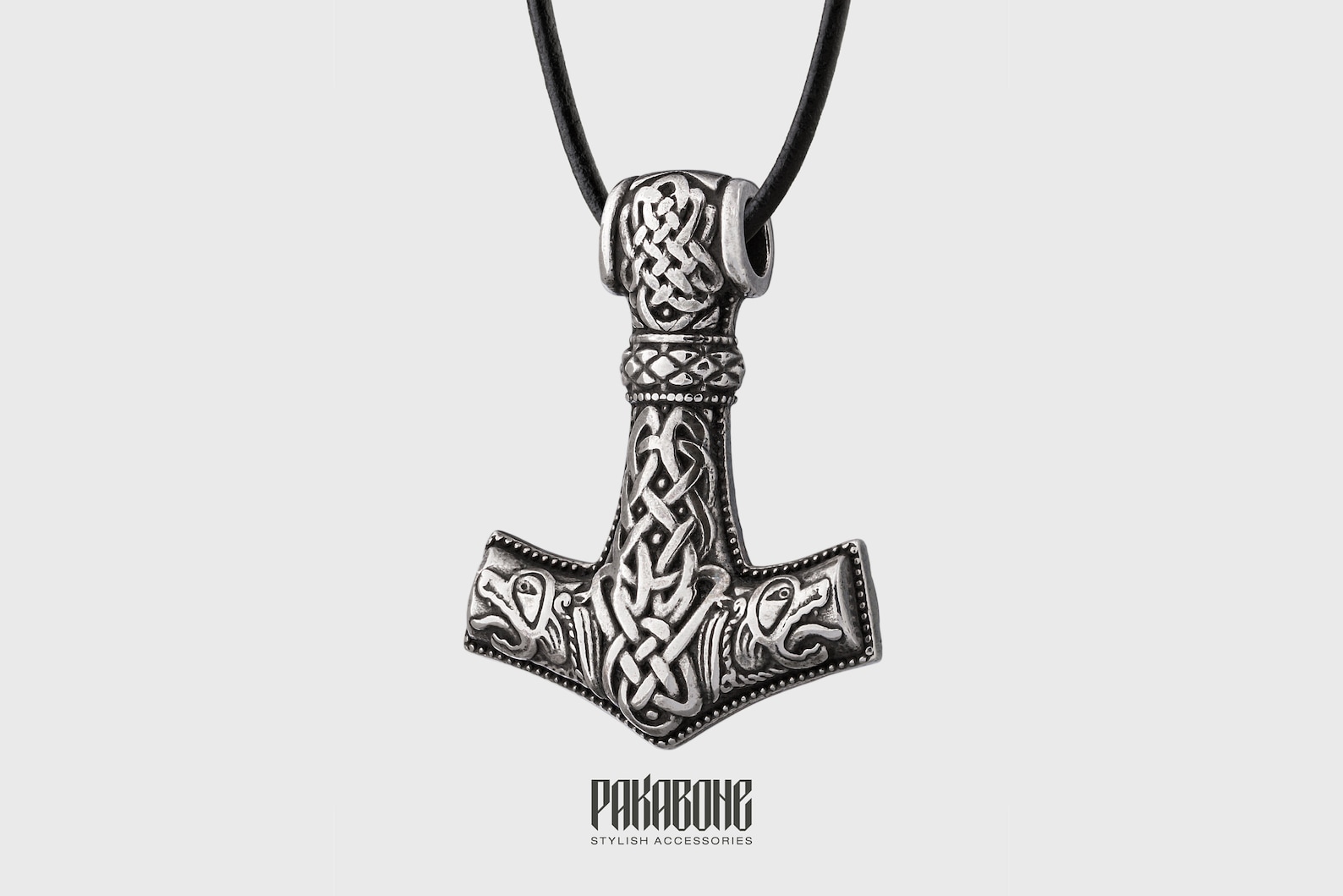 Mjolnir Pendant - Mjolnir Necklace - Thor's Hammer Necklace - Norse ...