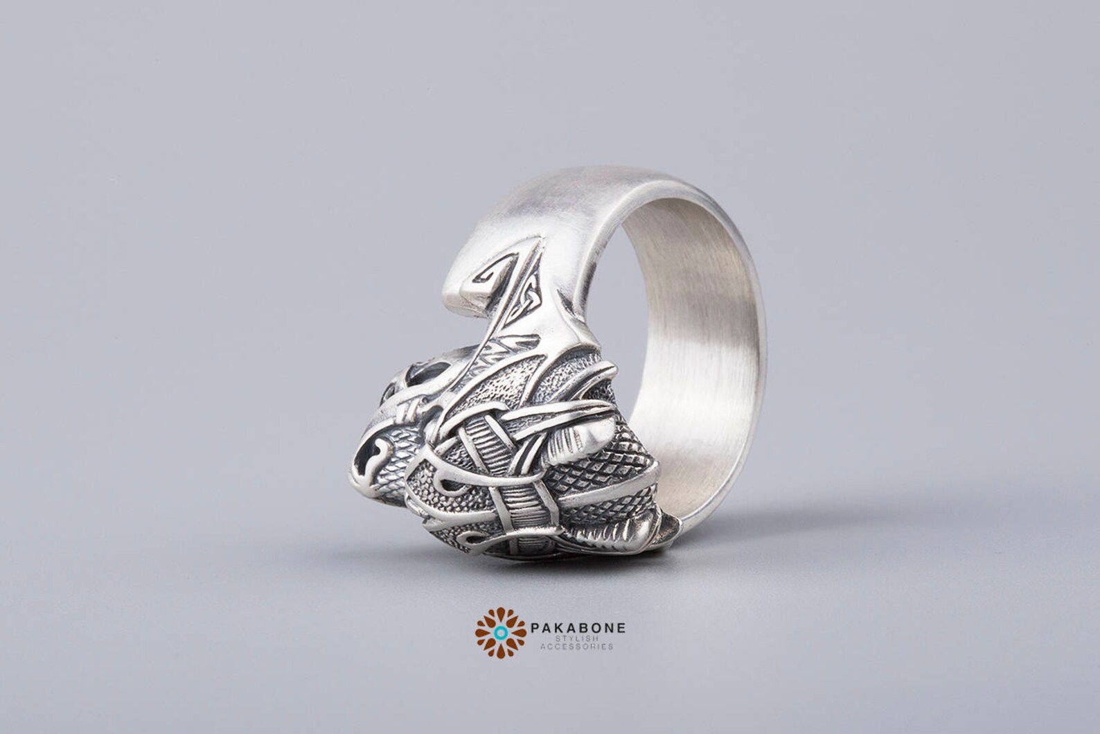 Viking Ring Jormungandr Norse Jewelry Ring With Midgard - Etsy