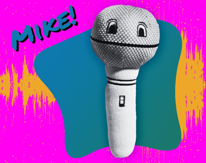 Plush Microphone Toy – Soft Music Toy for Kids – Pretend Play Mic ...