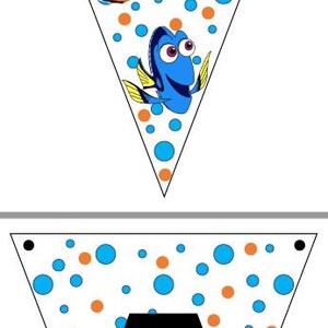 Finding Nemo Happy Birthday Banner - PDF File, Nemo Birthday Banner ...