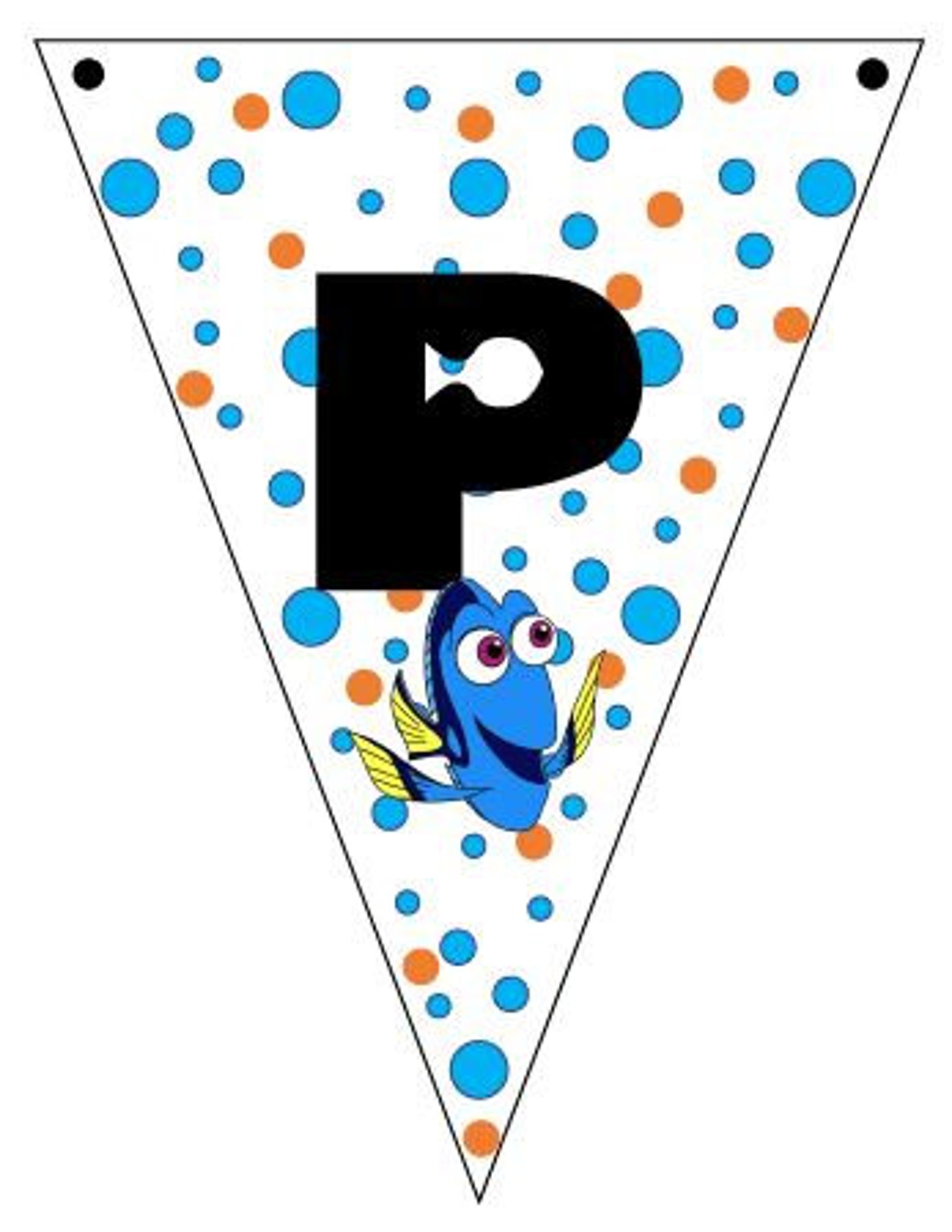 Finding Nemo Happy Birthday Banner PDF File Nemo Birthday - Etsy