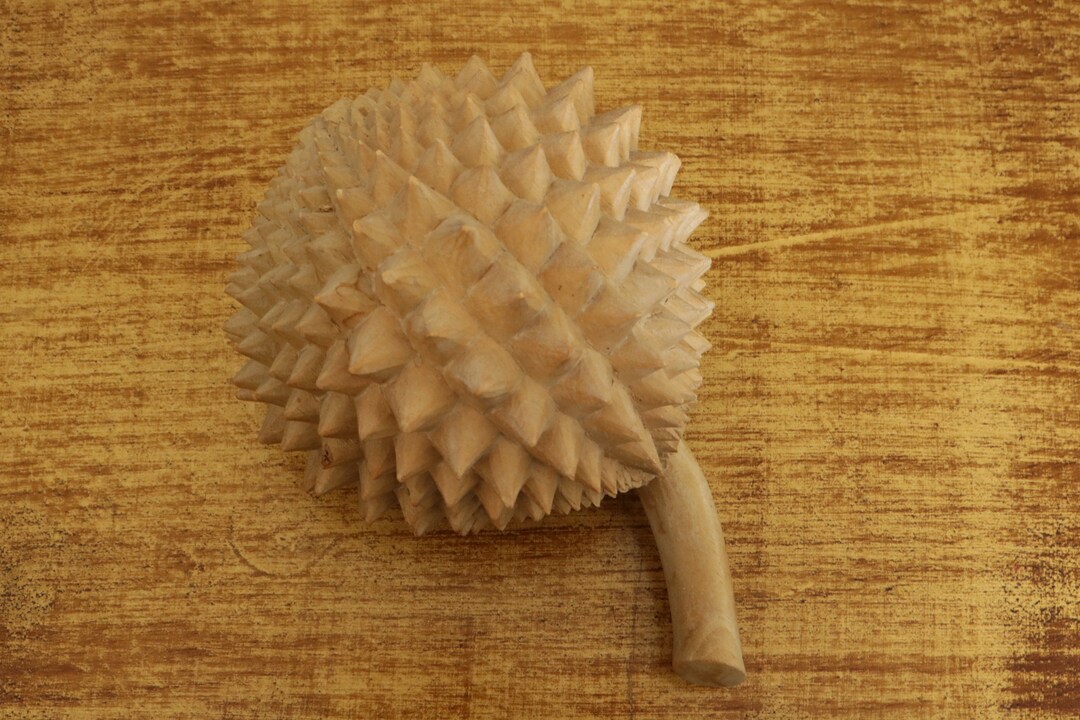 Rare Carving, Wooden Durian, Hand Carved Wooden Home Decor & Wedding ...