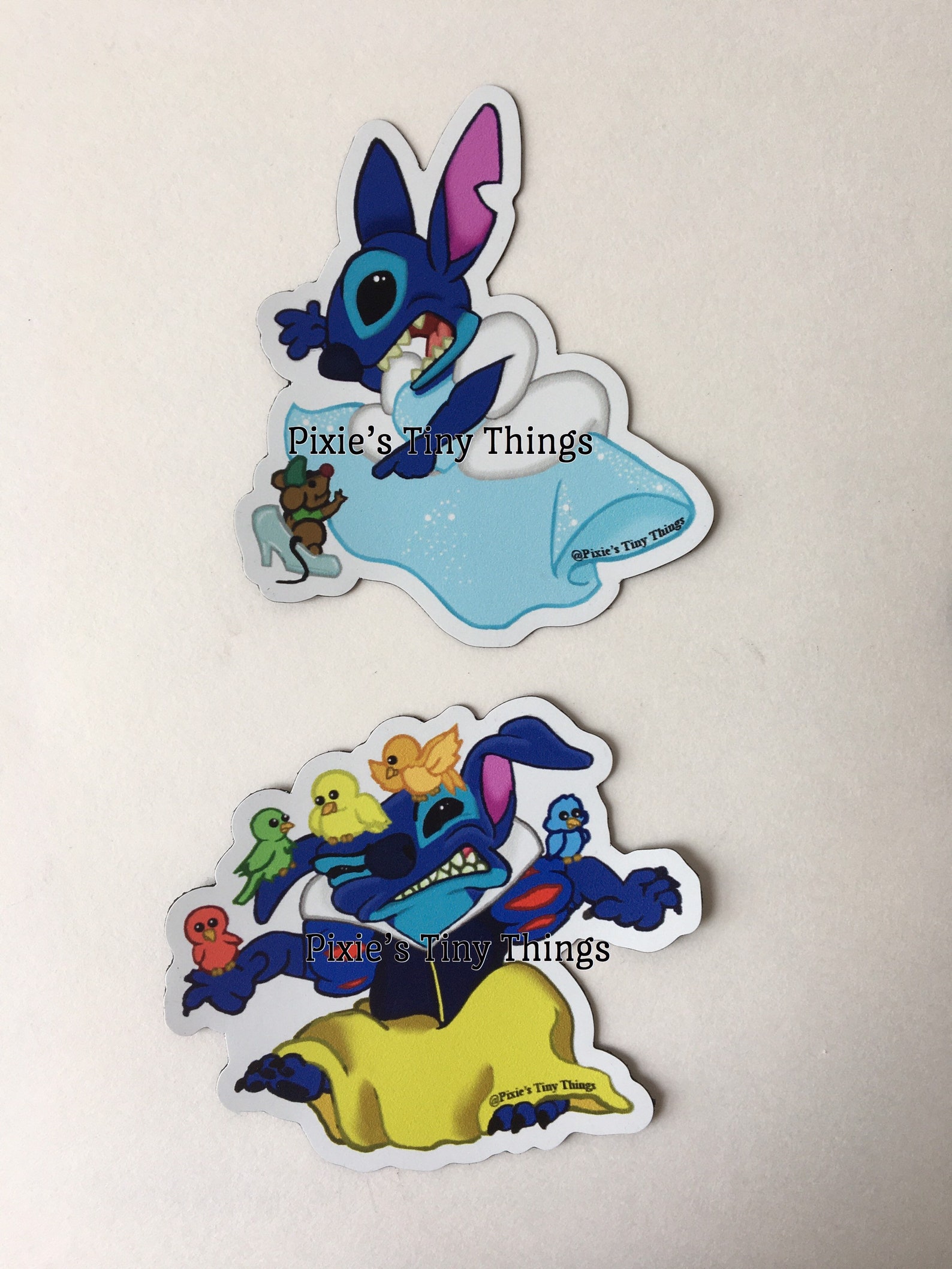 Princess Stitch Custom Designed Stickers and Magnets Laptop - Etsy