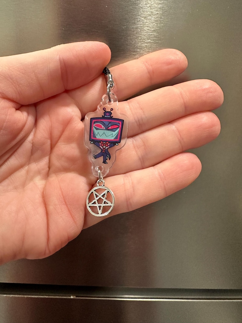 Hazbin Hotel Phone Charms Alastor Lucifer Rosie Vox Valentino ...