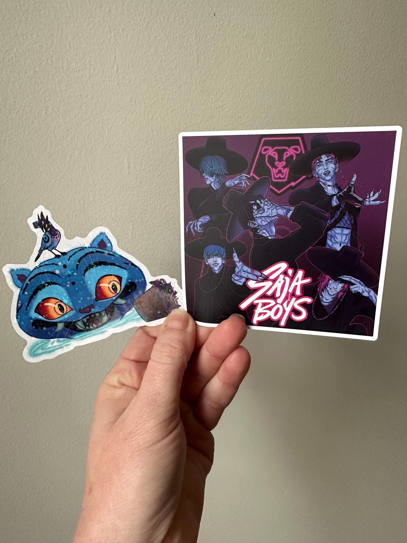 Kpop Demon Stickers Derpy Tiger Your Idol Free Shipping - Etsy